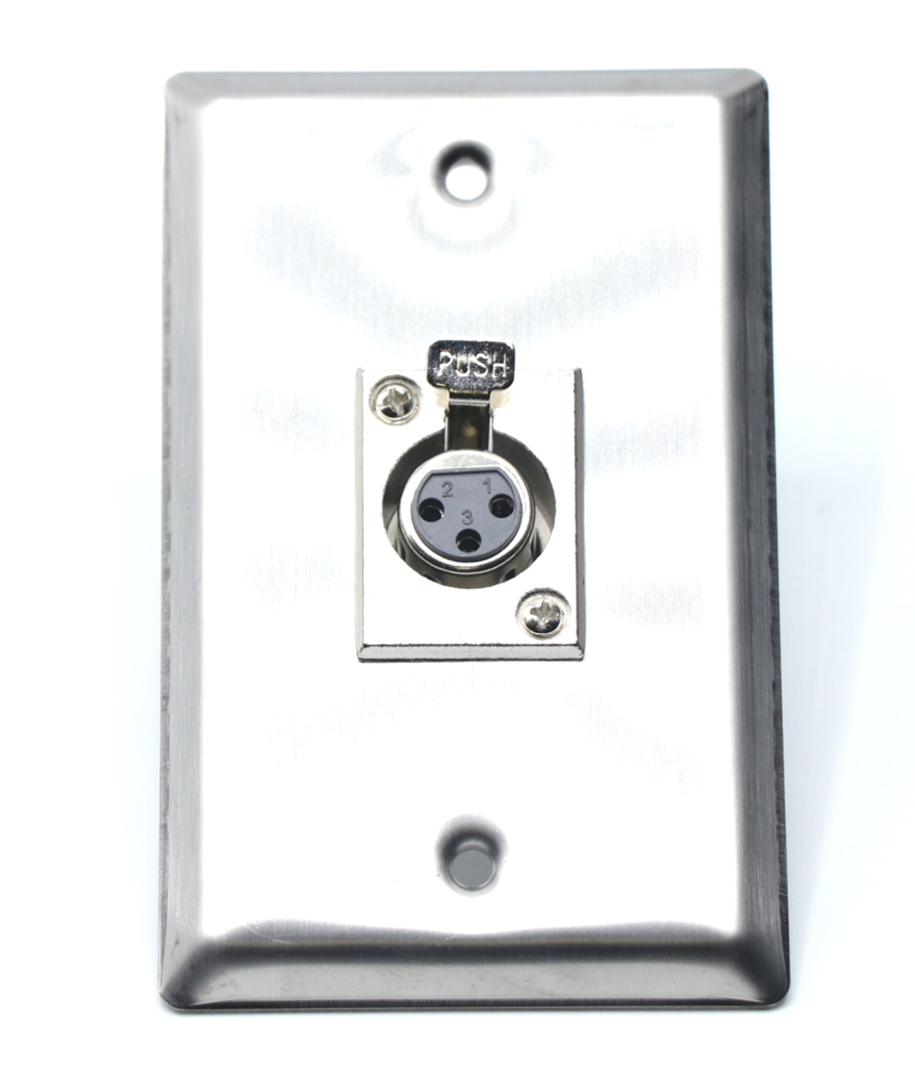 XLR Female Wall Plate — Tour Tough